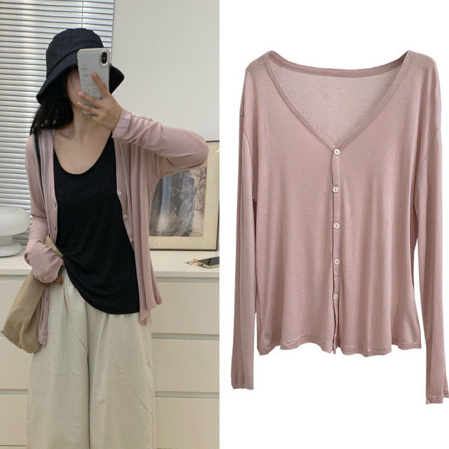 Tennis thin cardigan jacket for women 2025 new spring and summer gentle ...