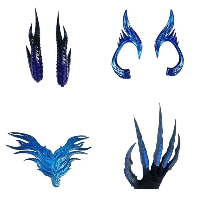 Ao Run Children's Adult Performance Costume Costume Full Set of Wigs ...