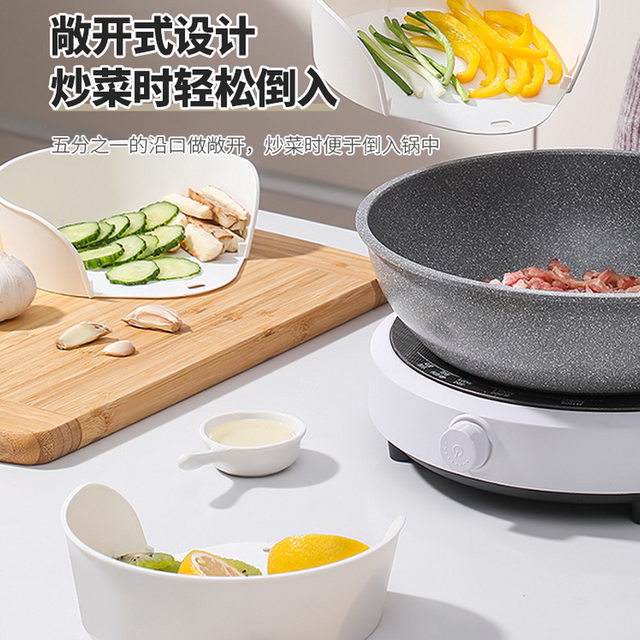 Japanese simple kitchen dish plate cutting board corner auxiliary ...