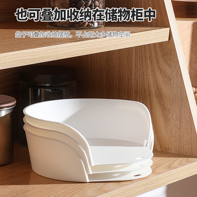 Japanese simple kitchen dish plate cutting board corner auxiliary ...