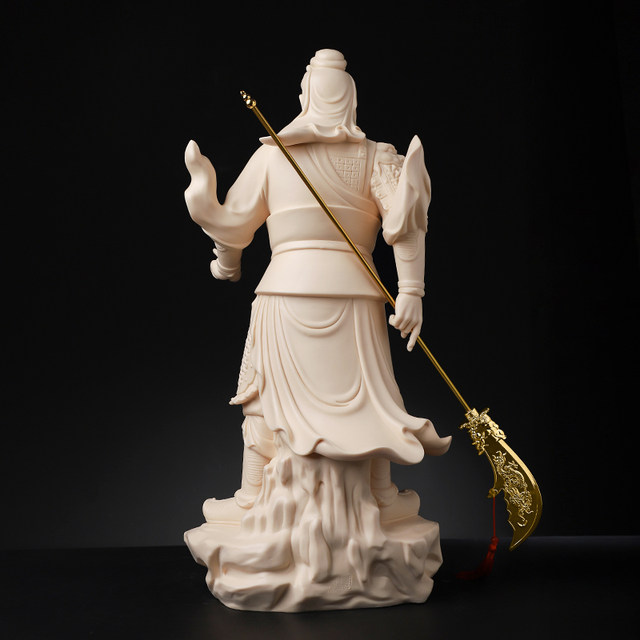 Dai Yutang Ceramics Guan Gong statue of Wucai Shenguan Er Ye Dai Guan ...