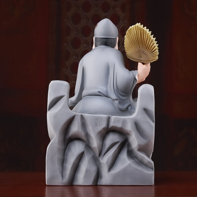 Dai Yutang Ceramics Living Buddha Ji Gong statue of Buddha statue, a ...