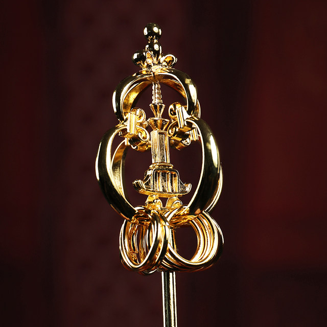 Dai Yutang copper Zen staff accessories Ksitigarbha Bodhisattva staff ...