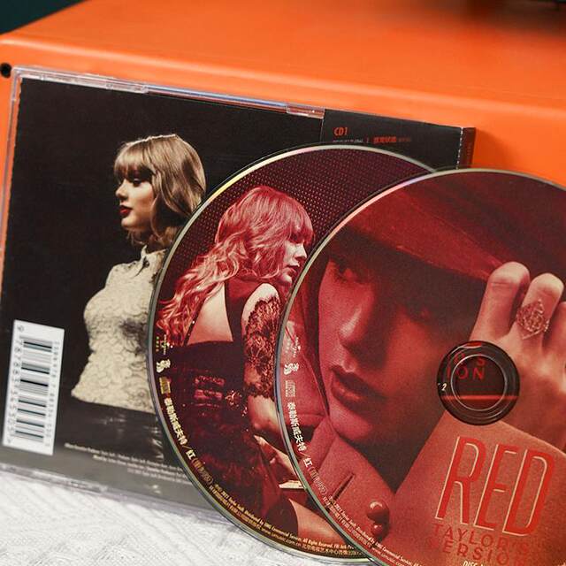 Genuine Taylor Swift Red TV Taylor Remake 2CD Record + Lyrics Book