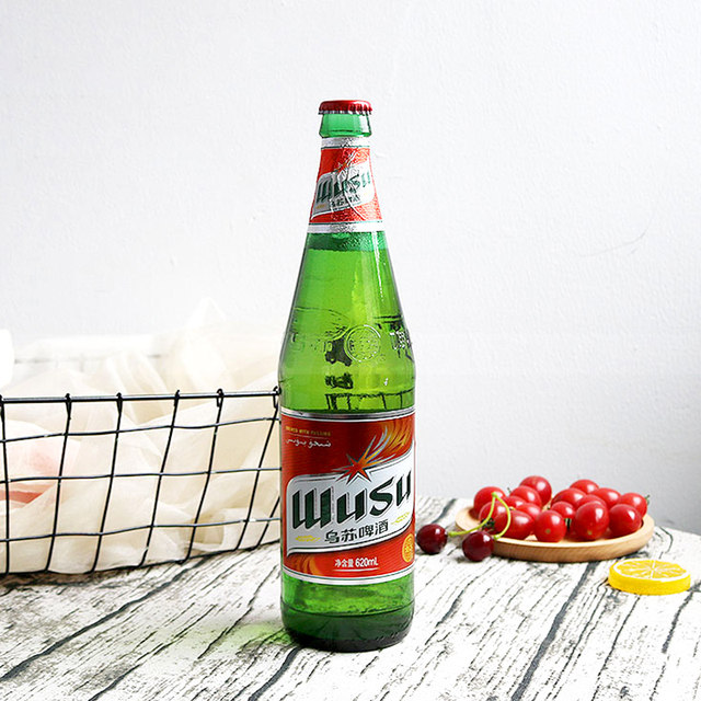 6 bottles Xinjiang Wusu beer red label Wusu hits good brothers original ...