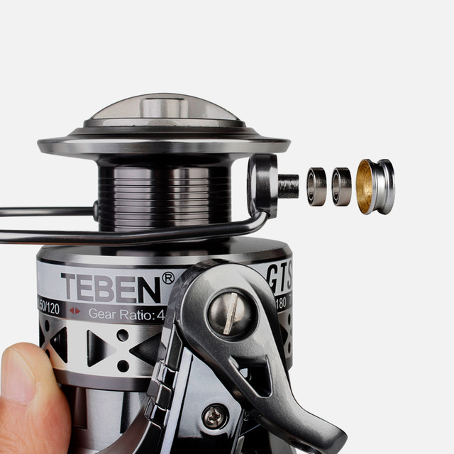 Teben fishing wheel GTS metal fish wheel oblique mouth Luya spinning ...