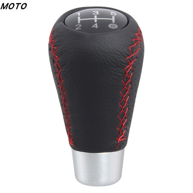 Modified PU rod rod head handball leather gear head 3 gear faces car ...