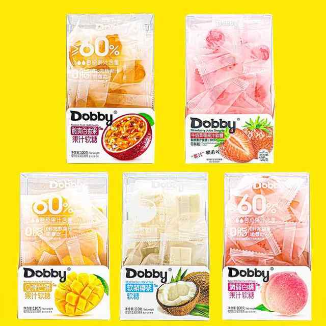 Dobby Gummy Mango Gummy Pork Slurry Coconut Flavor Gummy Travel Frog ...
