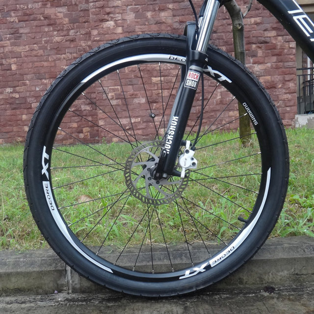 Mountain bike M785 wheel set sticker bicycle sticker reflective version ...