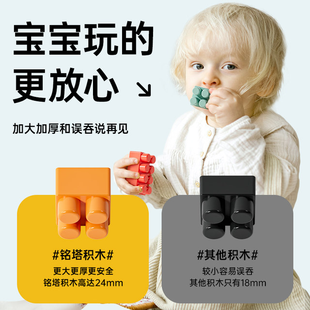 Mingta Children's Granules Building Blocks Installed Toys Puzzle Boy 3 ...