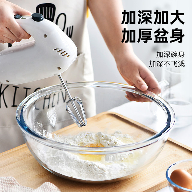 Basin large glass basin transparent and thick -temperature resistant ...