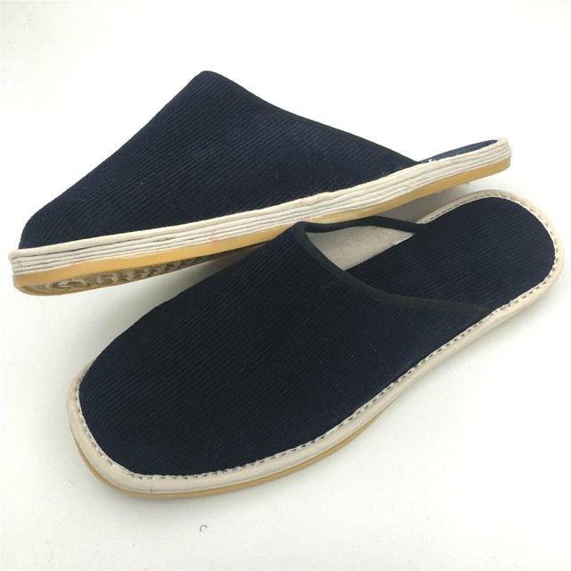 All cotton sole cloth slippers for men and women's shoes for old ...