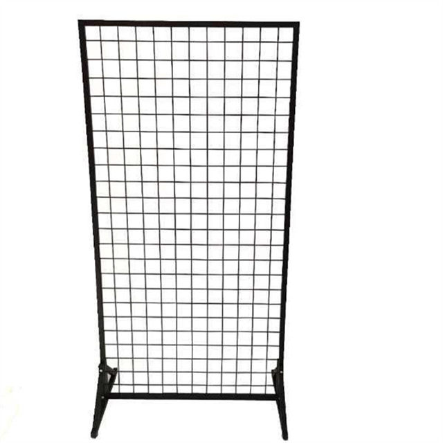 Wire mesh shelves, floor-to-ceiling iron mesh racks, exhibition ...