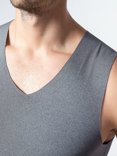 No trace and warm vest men plus velvet thickened tight autumn and ...