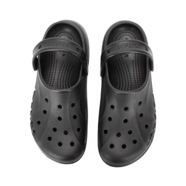 Crocs Baya Platform Clog Beiya Cloud Baotou Thick Sole Women's Style/Black