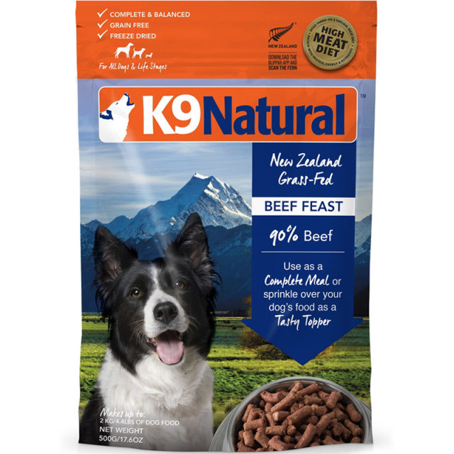 K9 frozen dried dog food New Zealand staple food frozen, dehydrated ...
