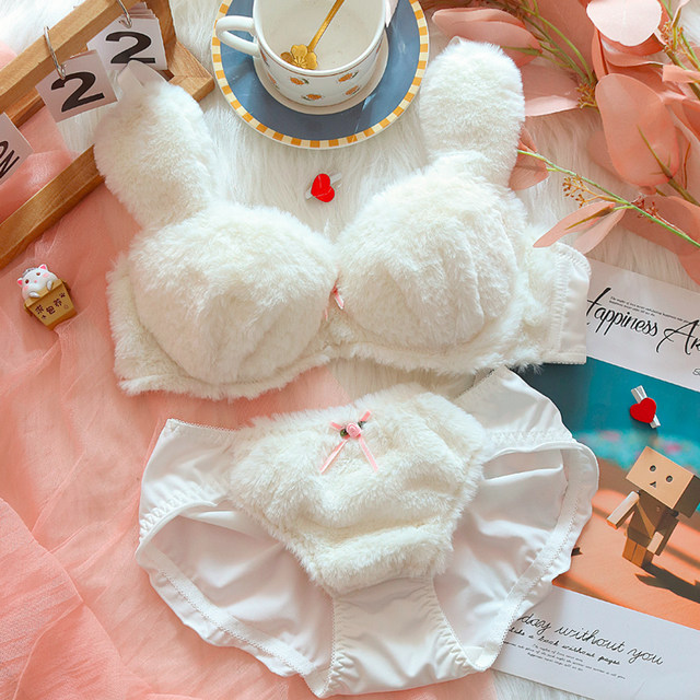 Yosu Milk Rabbit ~ Autumn and winter love plush underwear sleeve ...