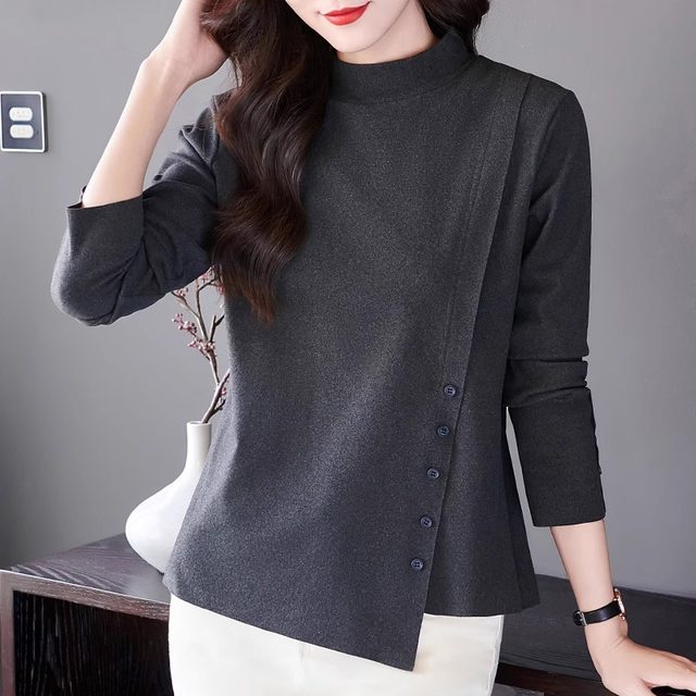 Single/two pieces of moral velvet bottom shirts Female autumn and ...