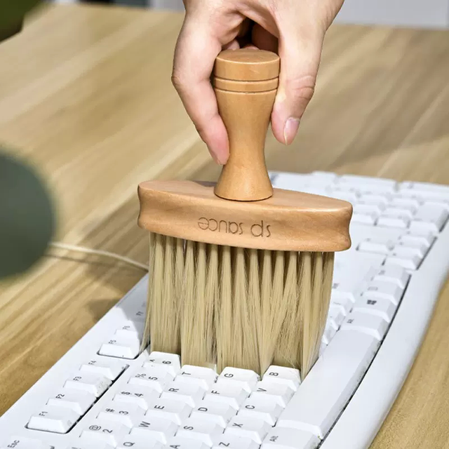 Japanese soft wool mechanical keyboard brush laptop computer cleaning ...