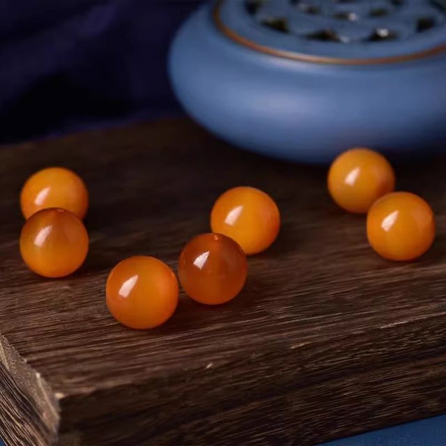 Gold round beads, mountain tortoise shell beads, single beads, multi ...