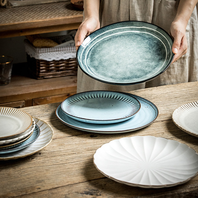 Super good -looking plate collection ~ Ceramic shallow plate deep plate ...