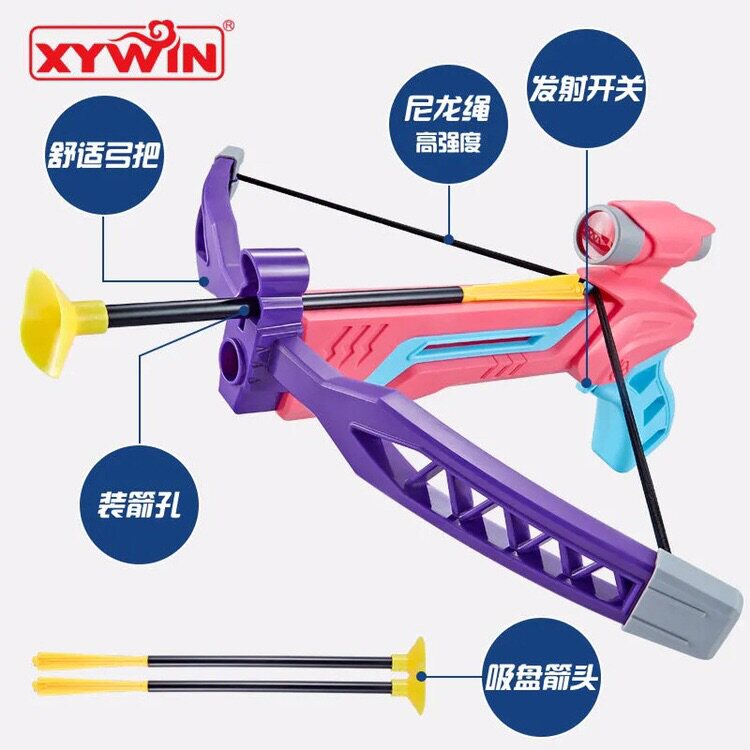 Traditional Children's Bow and Arrow Crossbow Set for Outdoor Archery ...