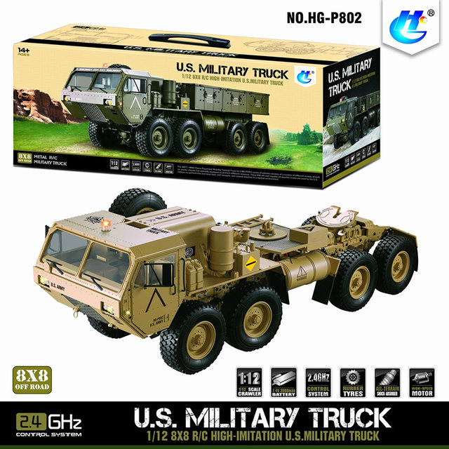 Hengguan tractor military truck 8-wheel drive heavy-duty wheeled truck ...