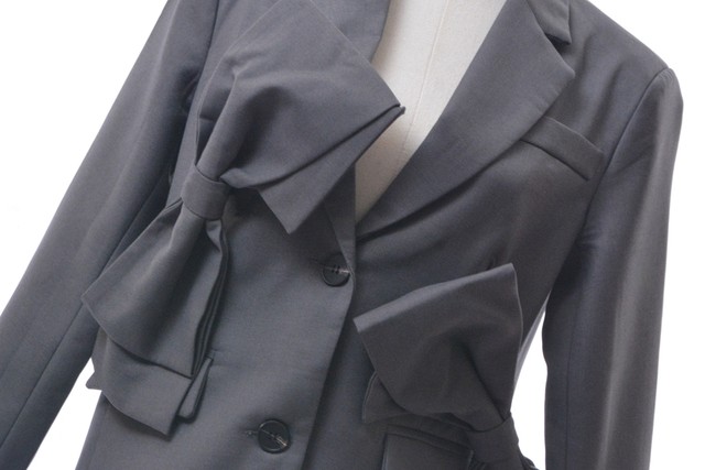 Korean ulzzang fashion trendy bow small suit women ins internet ...