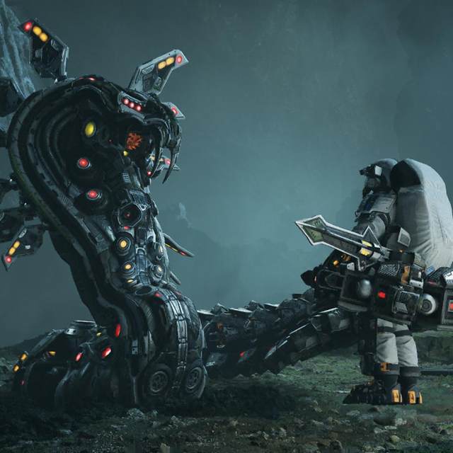 UE5 Unreal 5 SCI-Fi Snake Game Science Fiction BOSS Mechanical Snake ...