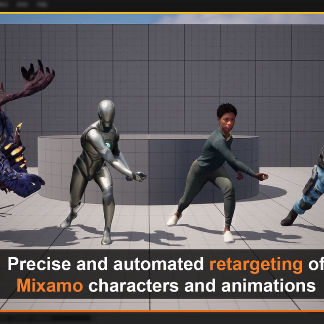 UE5 Unreal 5.6 Mixamo Animation Retargeting 2 Animation Redirection Plugin