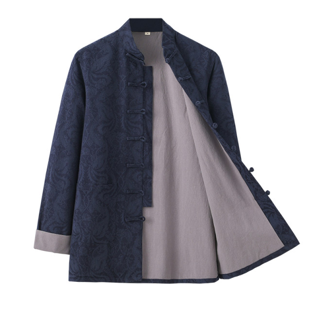 Spring and autumn retro jacket jacket Chinese style casual men's ...