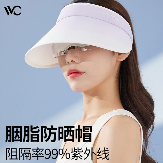 VVC sunscreen hat female anti -ultraviolet shading hat summer sky top ...