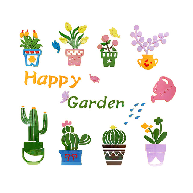 Kindergarten wall decoration stickers environmental culture spring ...