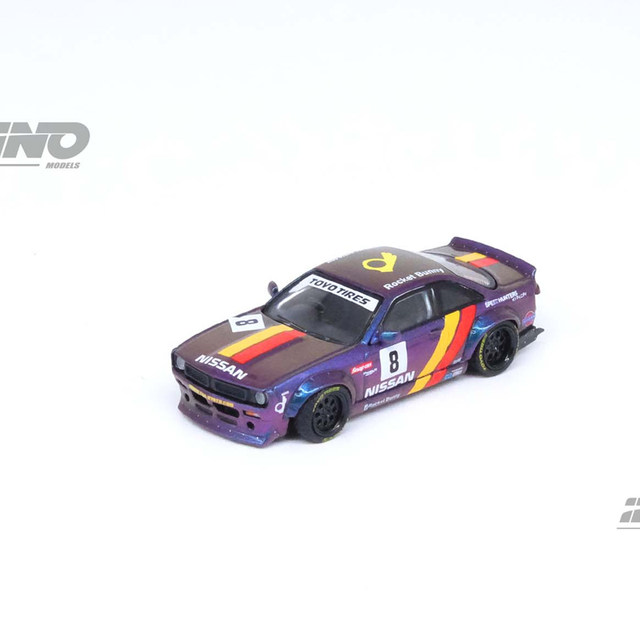 INNO 1:64 NISSAN SILVIA Nissan S14 Rocket Rabbit simulation alloy car ...