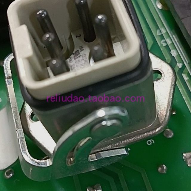 HARTING connector 09120009915 soldered circuit board 09120053001 six ...