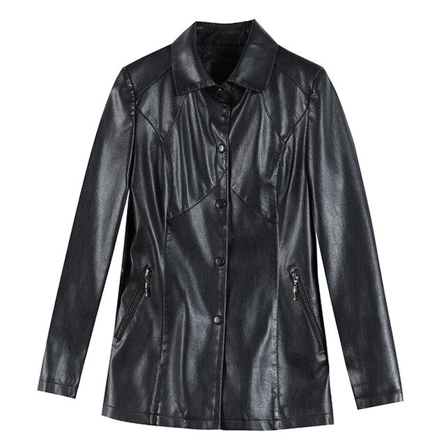 Haining genuine leather small leather jacket for women in spring and ...