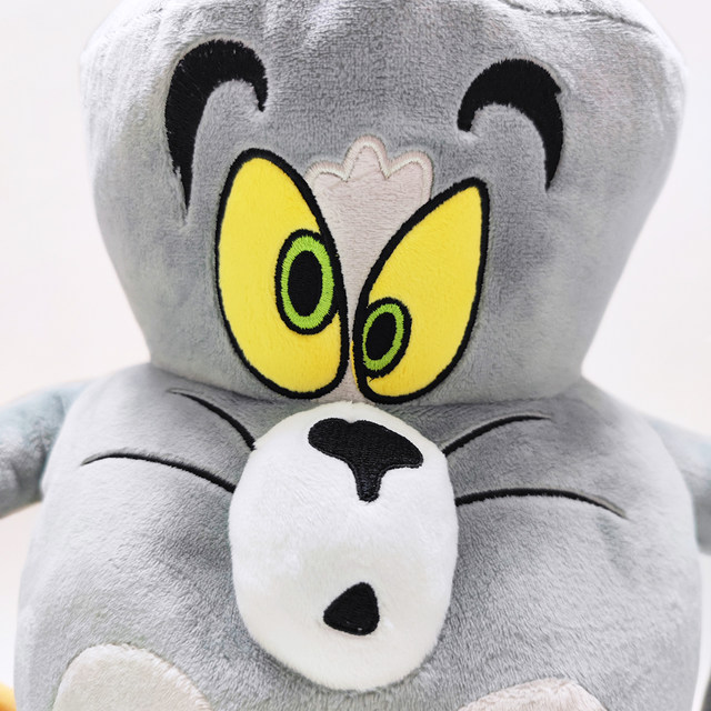 Genuine cat and mouse deformed plush toys cute, funny Tom cat Jerry Rat ...