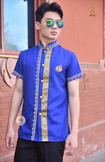 Dai princess clothing Dai spring and summer men's short -sleeved ...