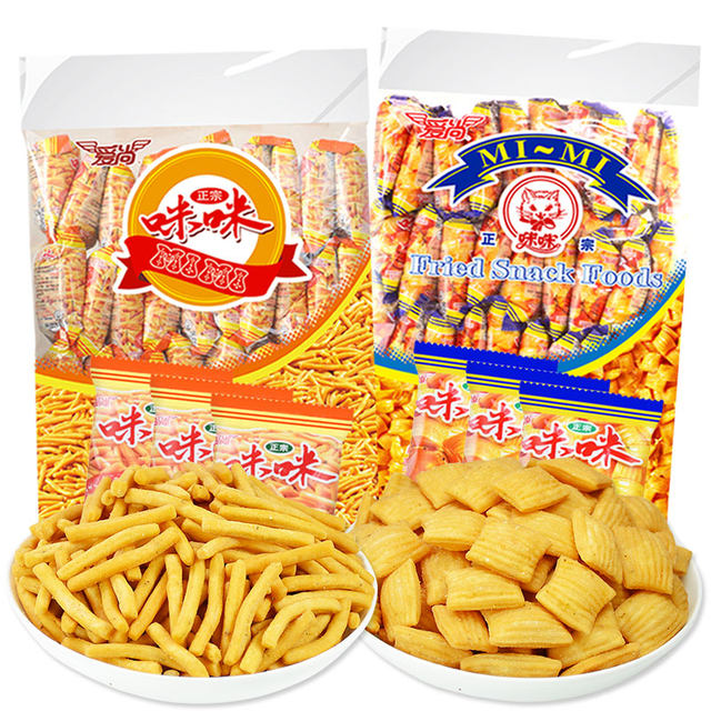 Aishang Mimi Shrimp Crackers and Crab Flavored Granules Large Portion ...