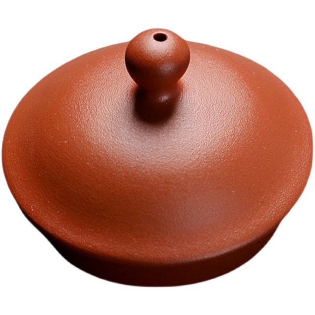 Chinese semi-handmade red purple sand teapot lid, tea cup lid, non ...
