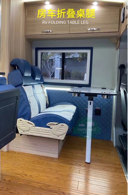 RV folding table legs Transit RV trailer modification accessories side ...
