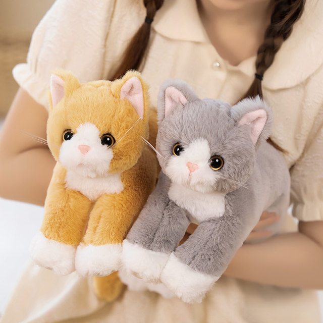 Cute cartoon cat plush toy kitten doll doll doll girl heart pink cloth ...