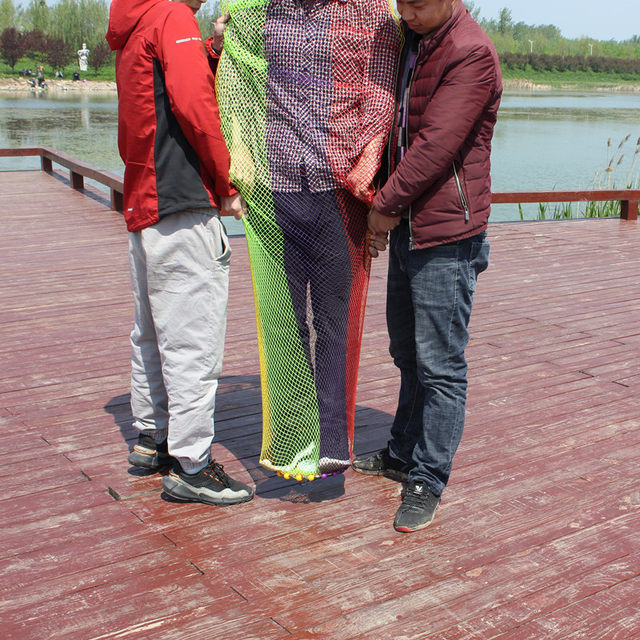 Reinforced nylon thread weaving and widening black pit fishing ...