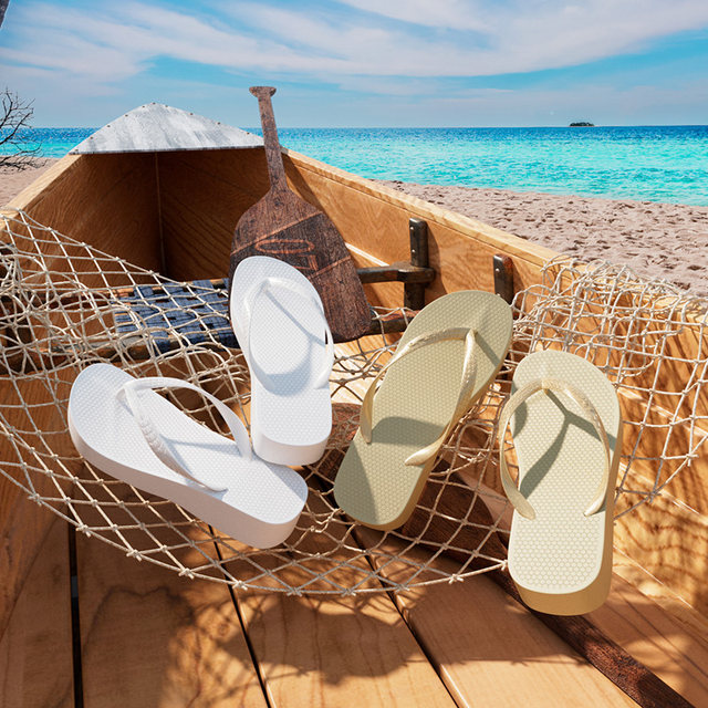 hotmarzz thick-soled flip-flops women's summer outer wear non-slip ...