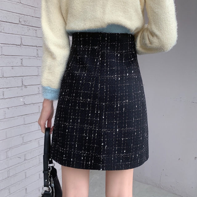 Boxer skirt women's design sense pleated skirt Xiaoxiang style skirt ...