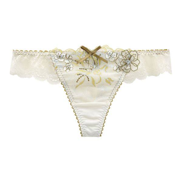 Risa Magli underwear with lace embroidery, cute, pure desire, sexy, soft, seamless, low-waisted ...
