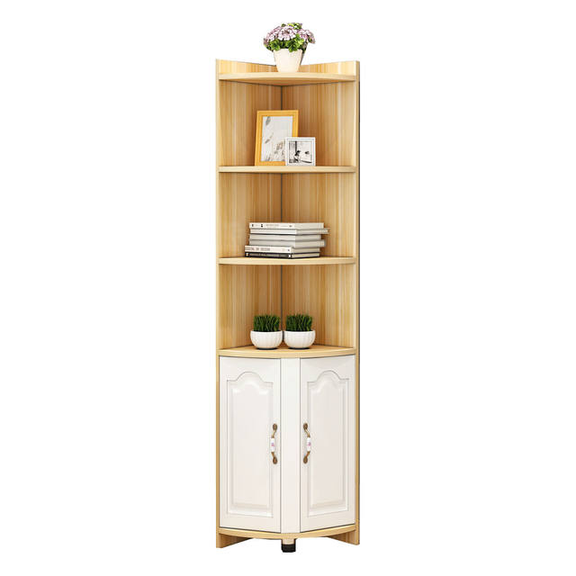 Living room corner cabinet simple triangular storage rack multi ...