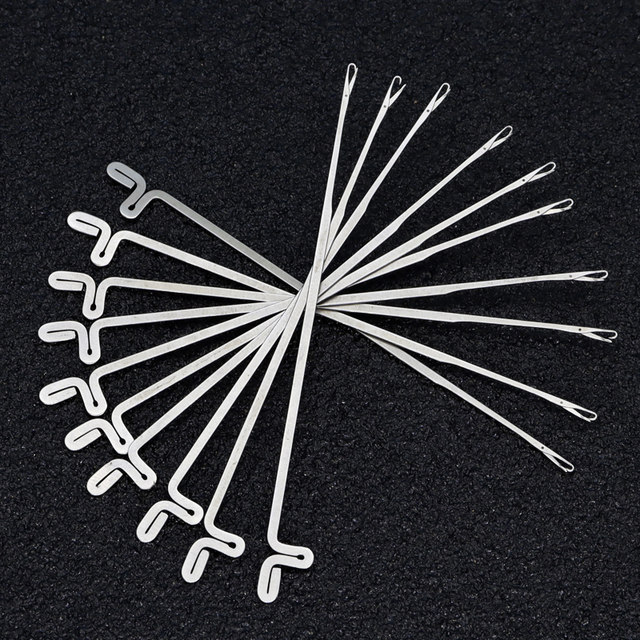 Wenwan three -way hook chip beaded steel wire lead to wear pearl fine ...