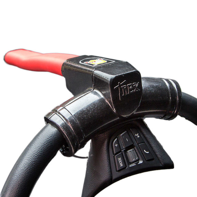 Golden Shield steering wheel lock, car anti-theft lock, self-defense ...