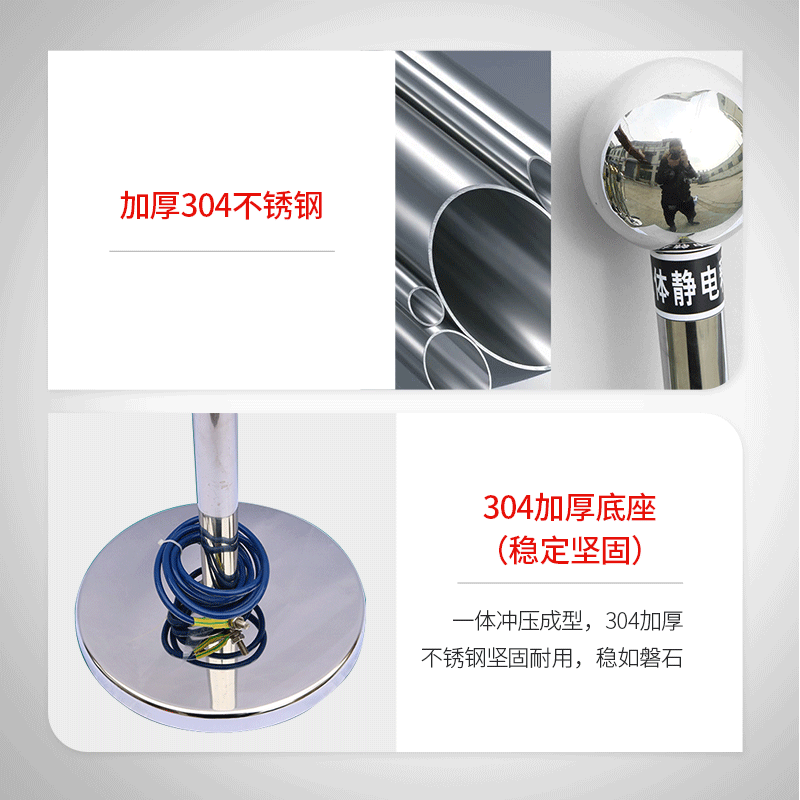 Touch-type intelligent explosion-proof human body electrostatic discharger